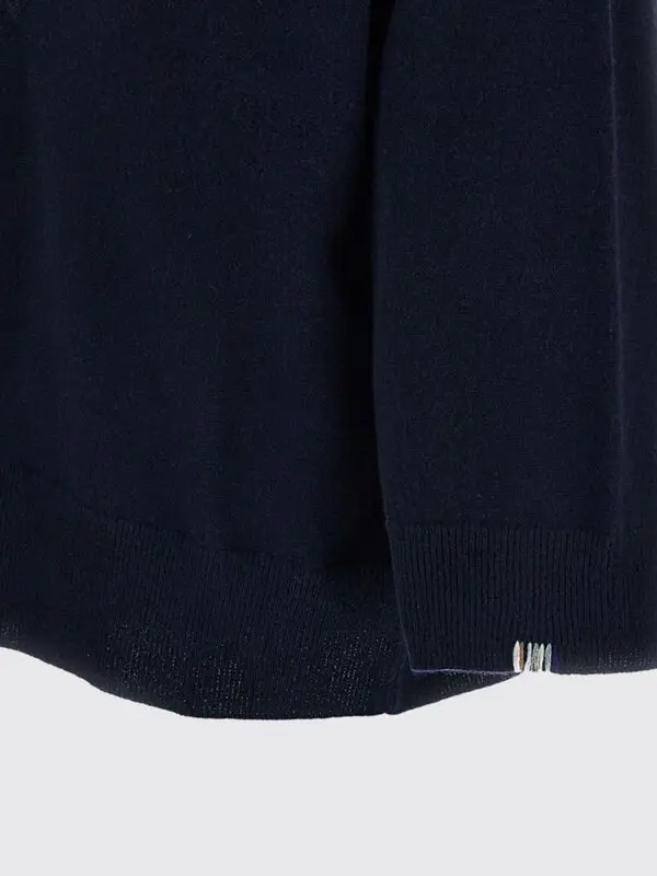 Extreme Cashmere 100% Cashmere V-neck Long-sleeved Sweater - Blue