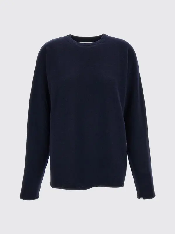 Extreme Cashmere Crew Neck Sweater In Cashmere Blend With Dropped Shoulders