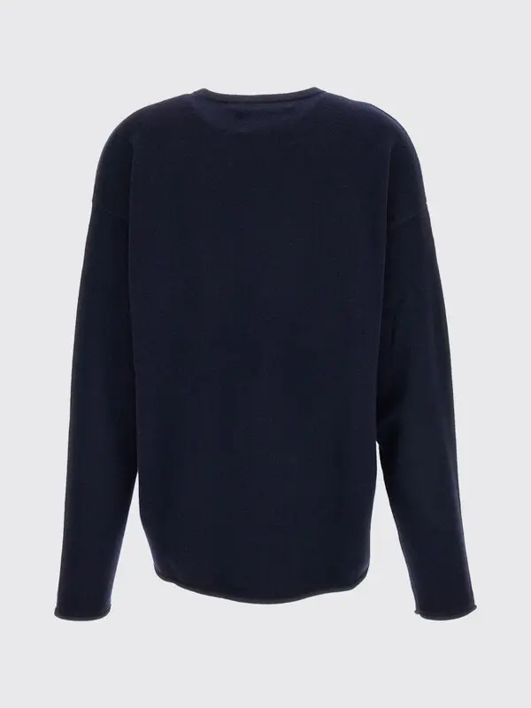 Extreme Cashmere Crew Neck Sweater In Cashmere Blend With Dropped Shoulders