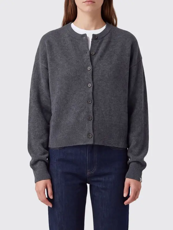 Extreme Cashmere Crewneck Cashmere-blend Cardigan With Buttons