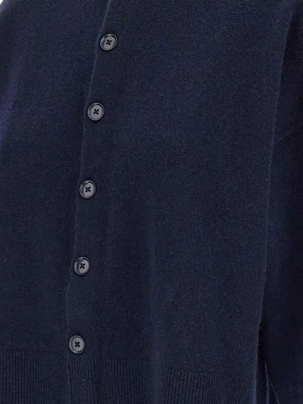 Extreme Cashmere Crew Neck Cardigan In Cashmere Blend With Buttons