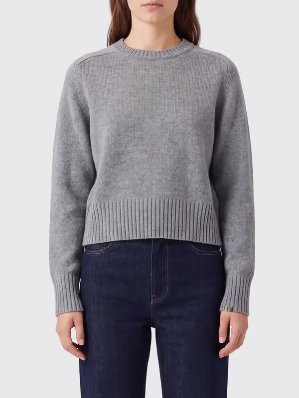Extreme Cashmere Long-sleeved Crew Neck Sweater In Pure Cashmere