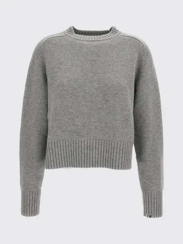 Extreme Cashmere Long-sleeved Crew Neck Sweater In Pure Cashmere