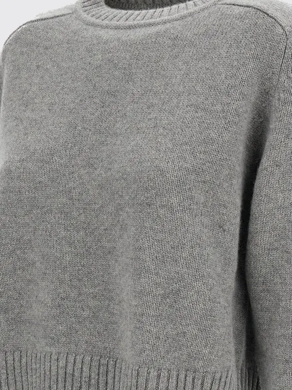 Extreme Cashmere Long-sleeved Crew Neck Sweater In Pure Cashmere
