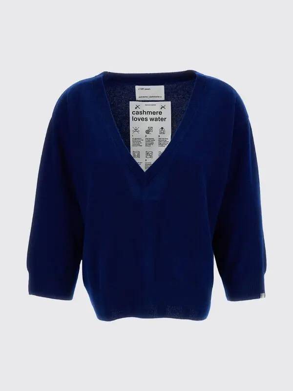 Extreme Cashmere V-neck Sweater In Pure Cashmere With Dropped Shoulders