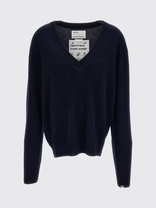 Extreme Cashmere V-neck Sweater In Pure Cashmere With Dropped Shoulders