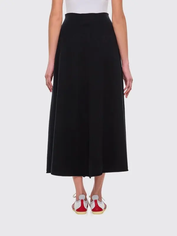 Extreme Cashmere High-waisted Midi Knit Skirt In Wool Blend