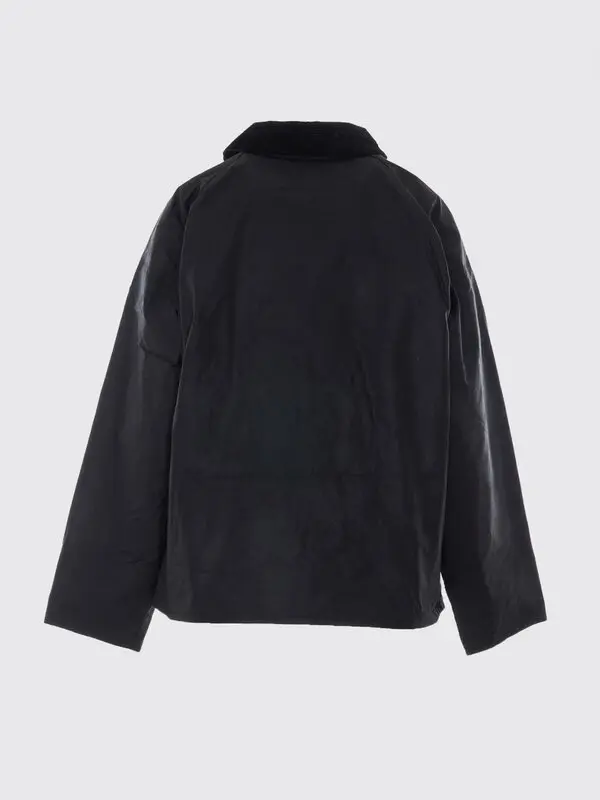 Barbour Transport Short Waxed Cotton Jacket With Corduroy Collar