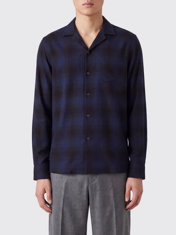 Dries Van Noten Check Viscose Shirt With Cuban Collar