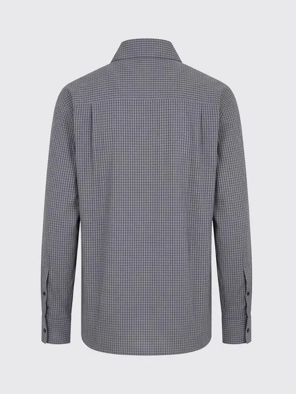Dries Van Noten Vichy Cotton Shirt With French Collar