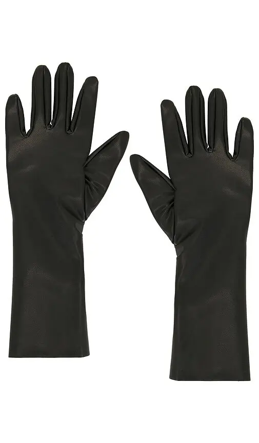 Norma Kamali Short Gloves In . Also - Black