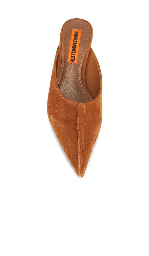 SIMONMILLER Suede Arrow Mule Pump In . Also