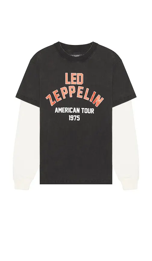 PHILCOS Led Zeppelin American Tour Layered Tee In . Also