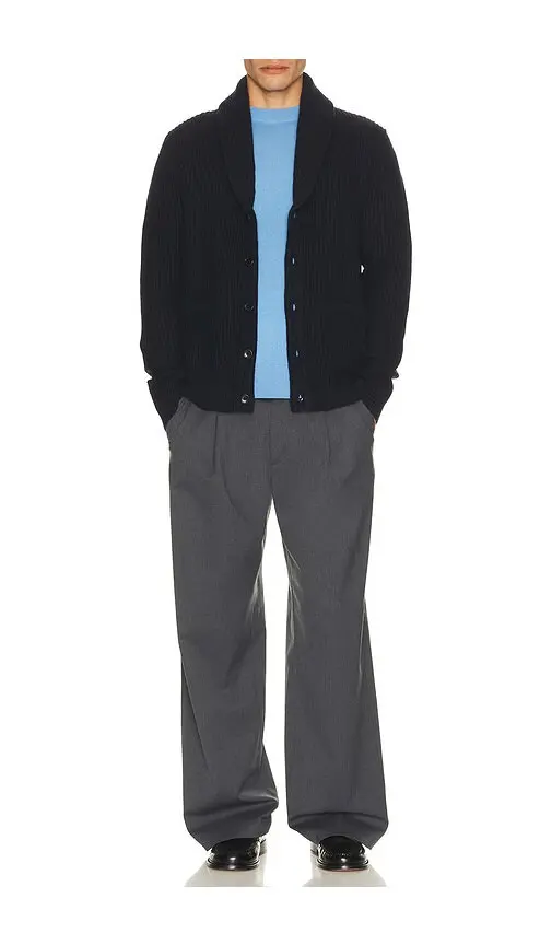 Reigning Champ Merino Kenny Shawl Cardigan In . Also