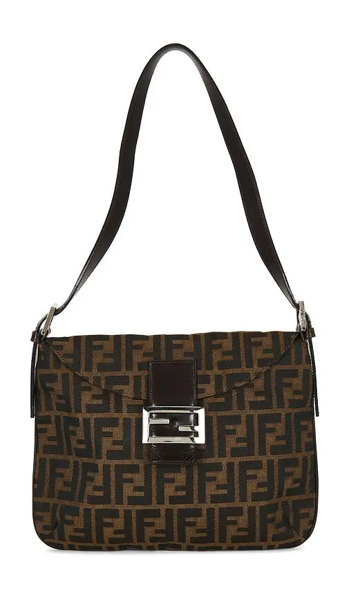 FWRD RENEW Fendi Zucca Shoulder Bag