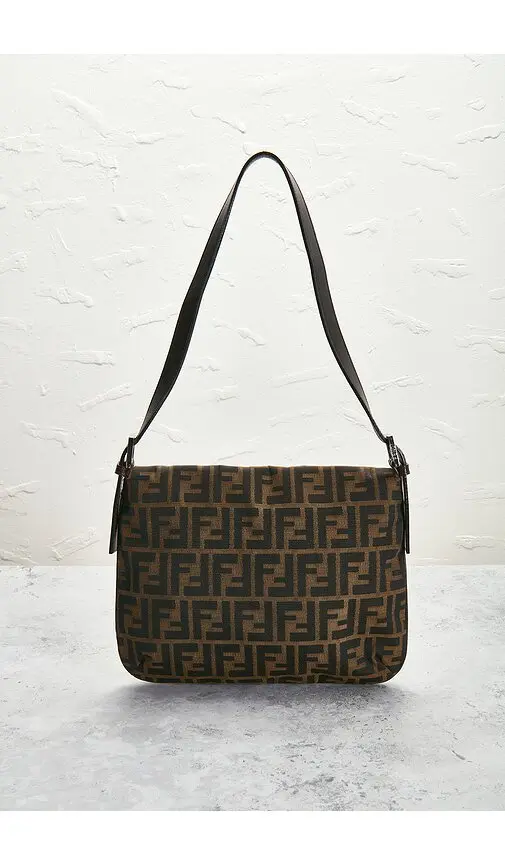 FWRD RENEW Fendi Zucca Shoulder Bag