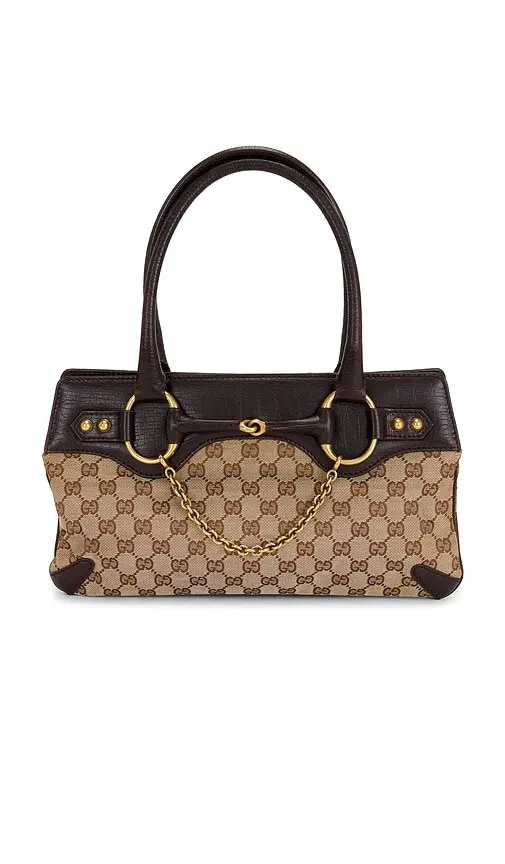 FWRD RENEW Gucci Horsebit Tote Bag