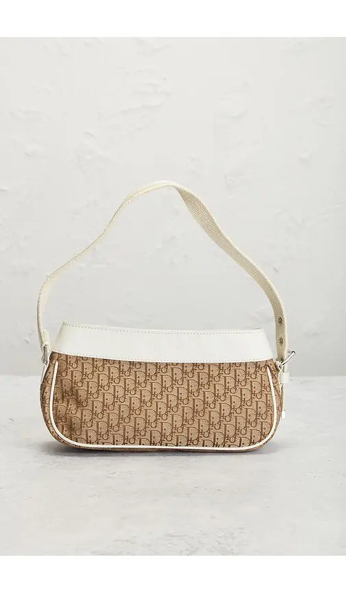 FWRD RENEW Dior Trotter Street Chic Pochette Shoulder Bag