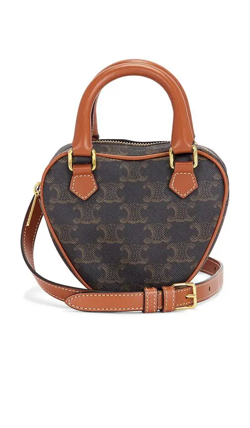 FWRD RENEW Celine Triomphe Heart Handbag