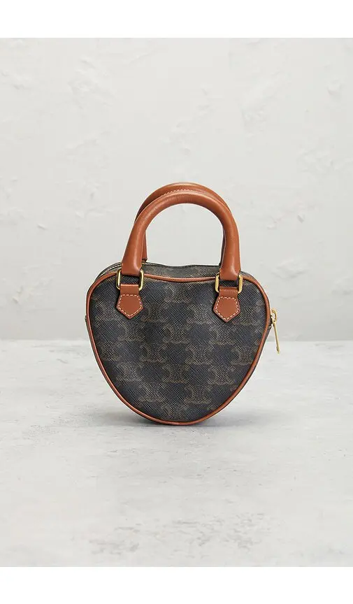 FWRD RENEW Celine Triomphe Heart Handbag