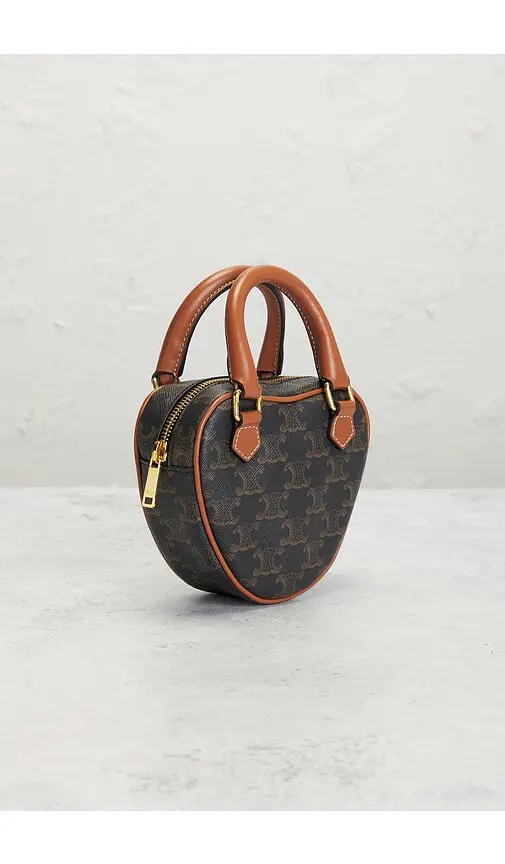 FWRD RENEW Celine Triomphe Heart Handbag