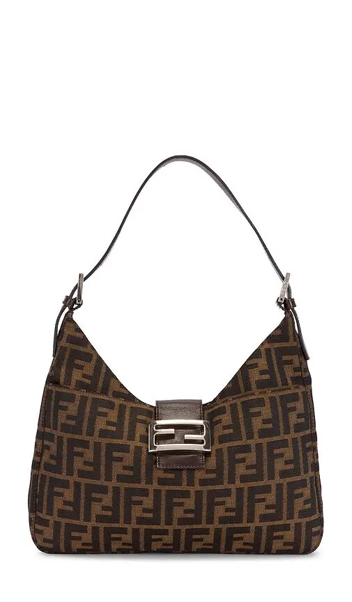 FWRD RENEW Fendi Zucca Shoulder Bag