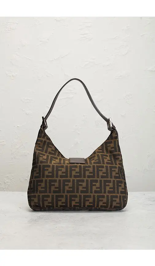 FWRD RENEW Fendi Zucca Shoulder Bag