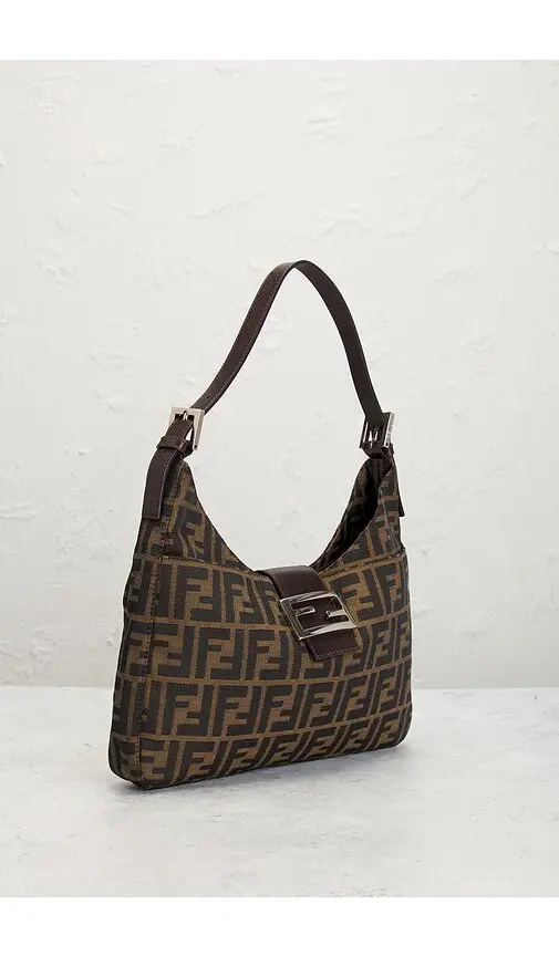 FWRD RENEW Fendi Zucca Shoulder Bag