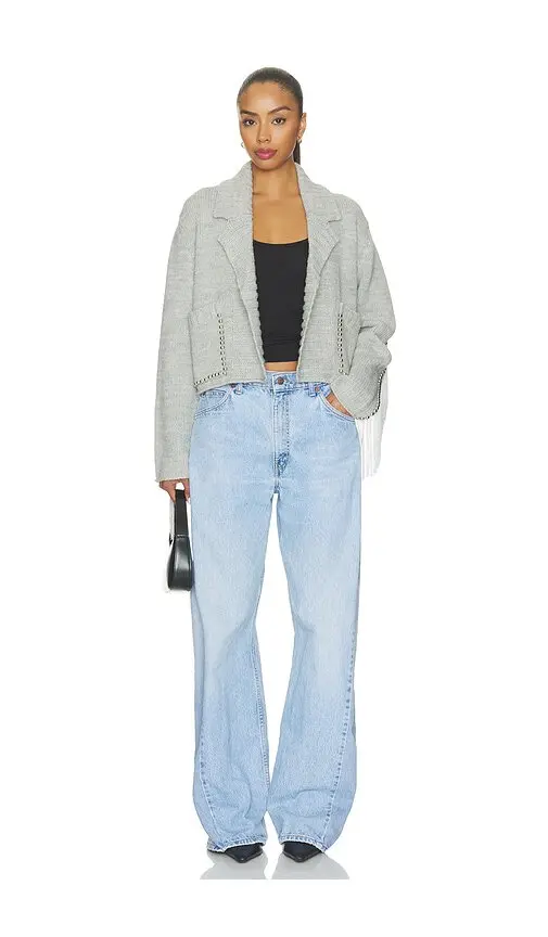 UNDERSTATED LEATHER Cropped Rodeo Robe In . Also