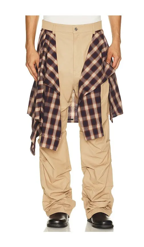 We11Done Shirt Wrapped Pants In . Also - Brown
