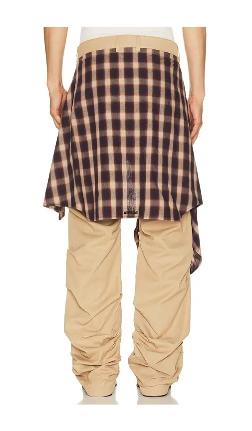 We11Done Shirt Wrapped Pants In . Also - Brown