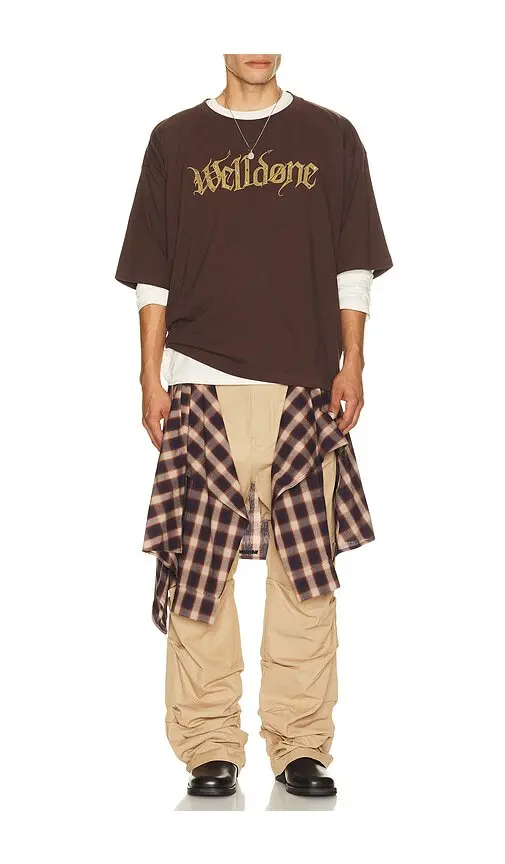 We11Done Shirt Wrapped Pants In . Also - Brown