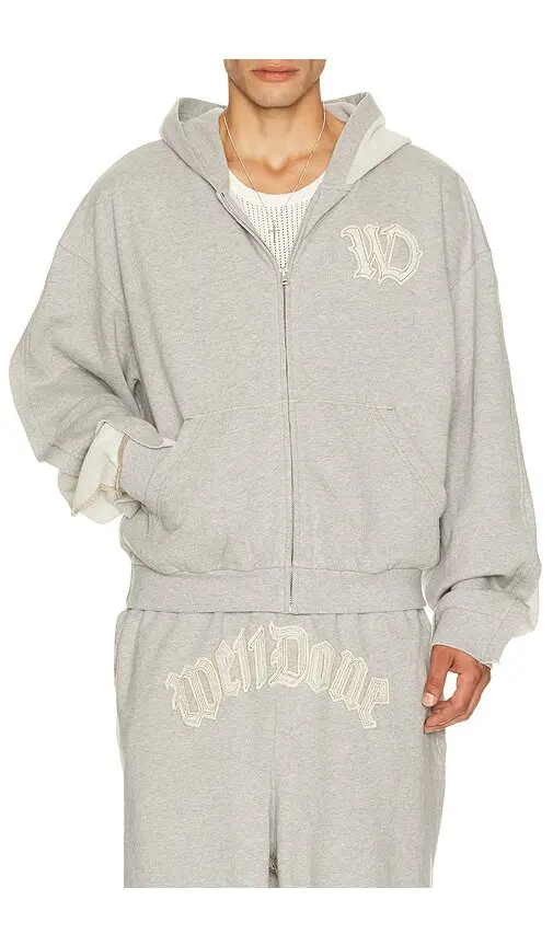 We11Done Inside-out Zip Up Hoodie In . Also