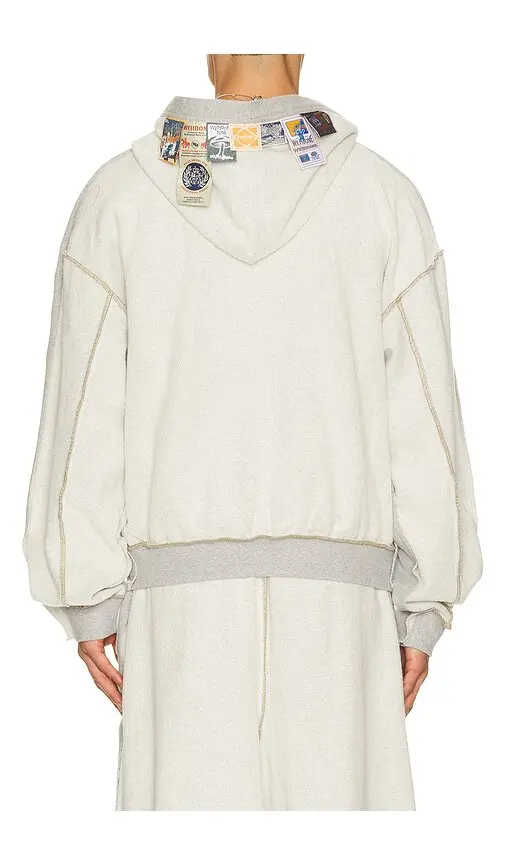 We11Done Inside-out Zip Up Hoodie In . Also