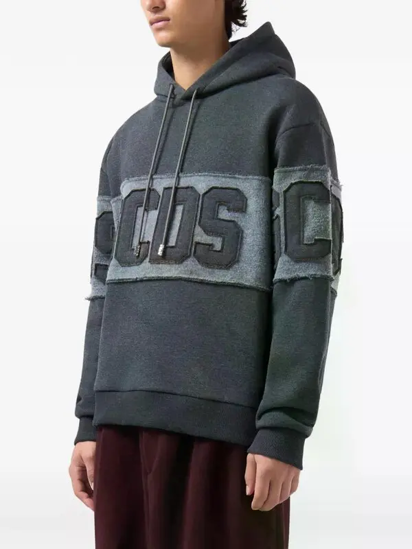 Gcds Logo-patch Drawstring Hoodie