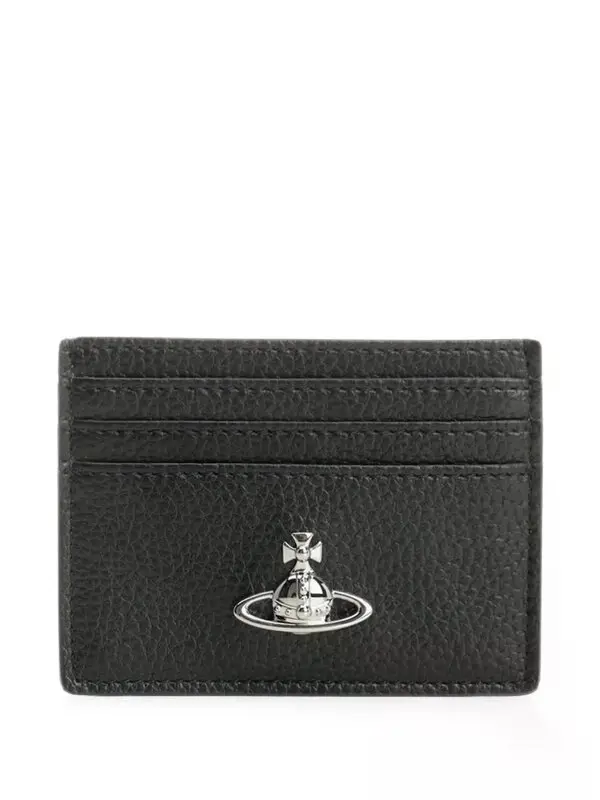VIVIENNE WESTWOOD Orb-plaque Card Holder - Black