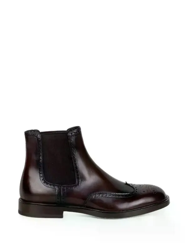 Fratelli Rossetti Brogue-detail Leather Chelsea Boots