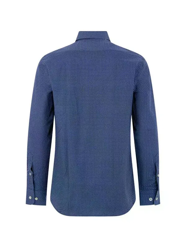 Paul & Shark Geometric-print Button-down Shirt