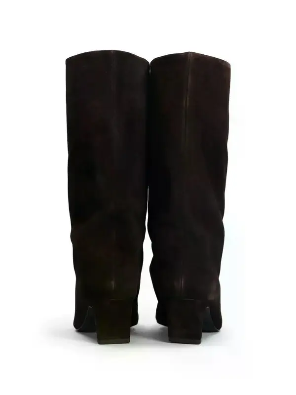 Ash Pointed-toe Suede Knee-high Boots