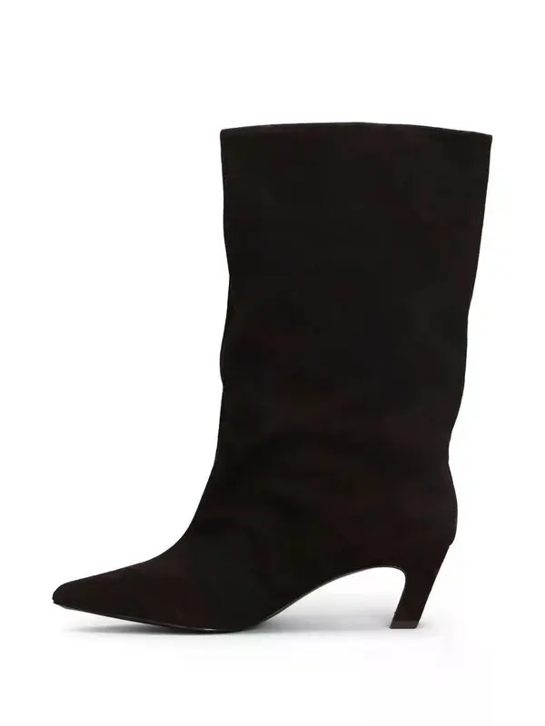 Ash Pointed-toe Suede Knee-high Boots
