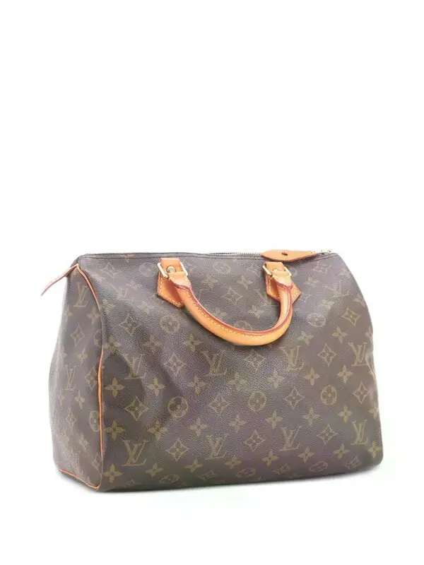 LOUIS VUITTON Speedy Handbag Monogram Canvas 30 Satchel