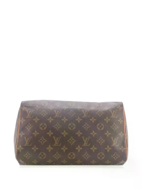 LOUIS VUITTON Speedy Handbag Monogram Canvas 30 Satchel