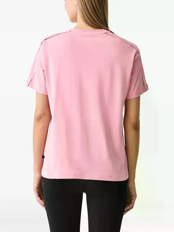 On Focus Ctrast-piping T-shirt