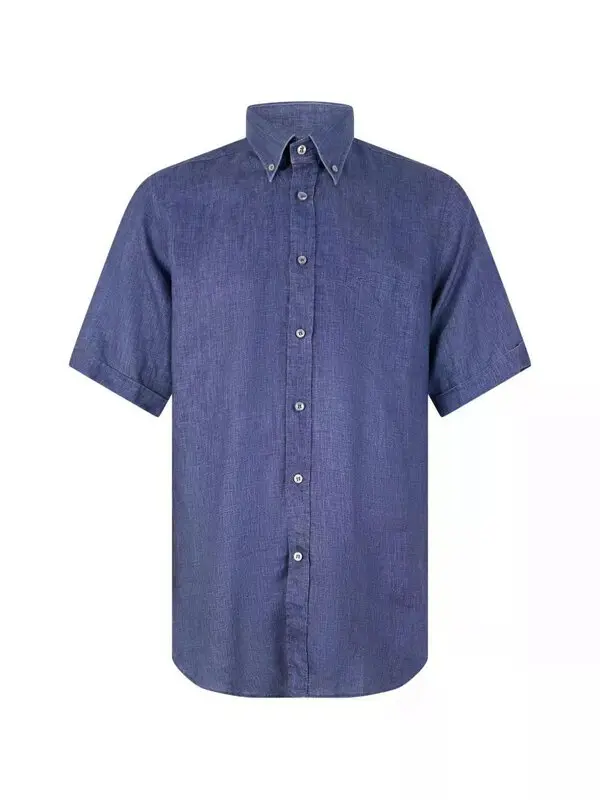 Paul & Shark Linen Short-sleeve Shirt