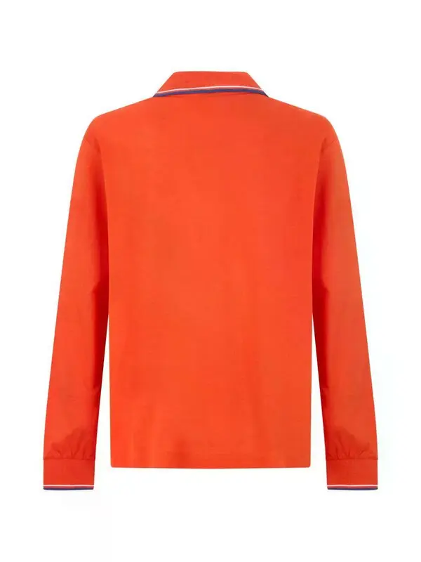 Paul & Shark Long-sleeve Polo Shirt - Orange