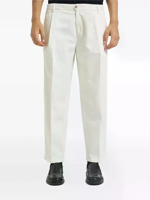 BRIGLIA 1949 Manhattan Pleated Straight-leg Trousers - Neutrals