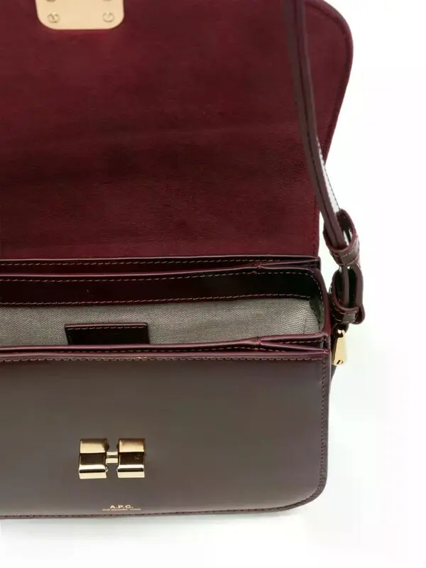 A.p.c. Grace Leather Mini Shoulder Bag
