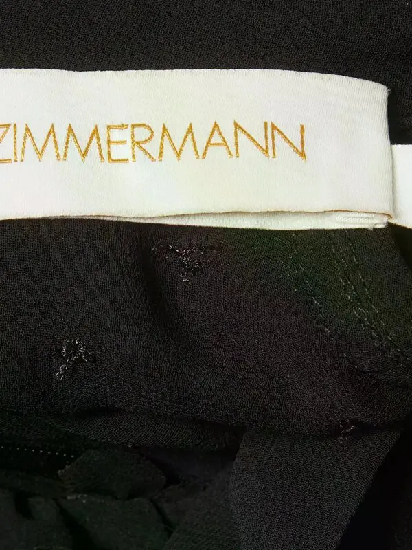 Zimmermann Polka-dot Ruffled Midi Dress