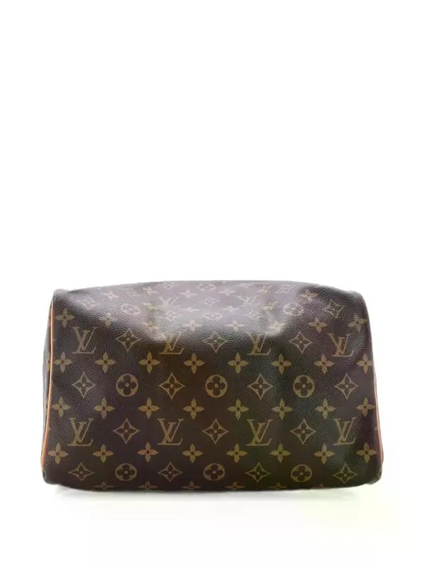 LOUIS VUITTON Speedy Handbag Monogram Canvas 30 Satchel
