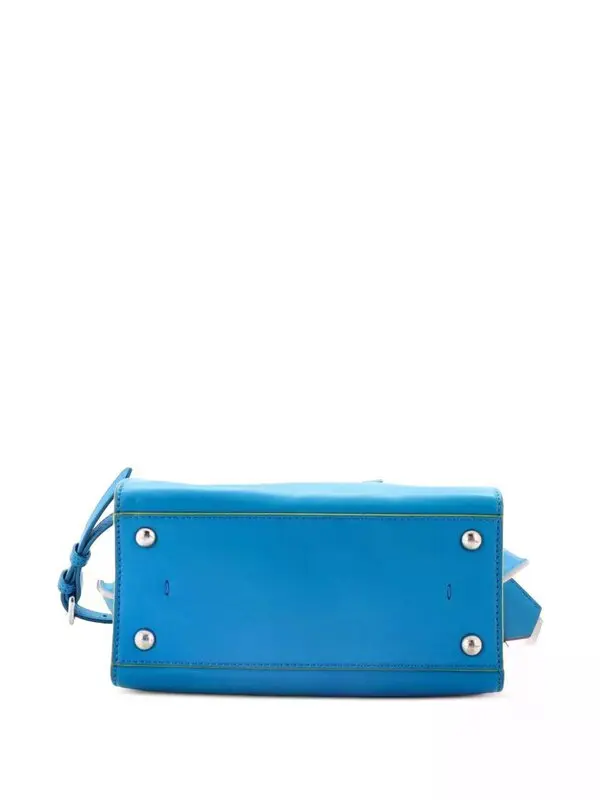 Fendi 3jours Bag Leather Mini Crossbody Bag - Blue